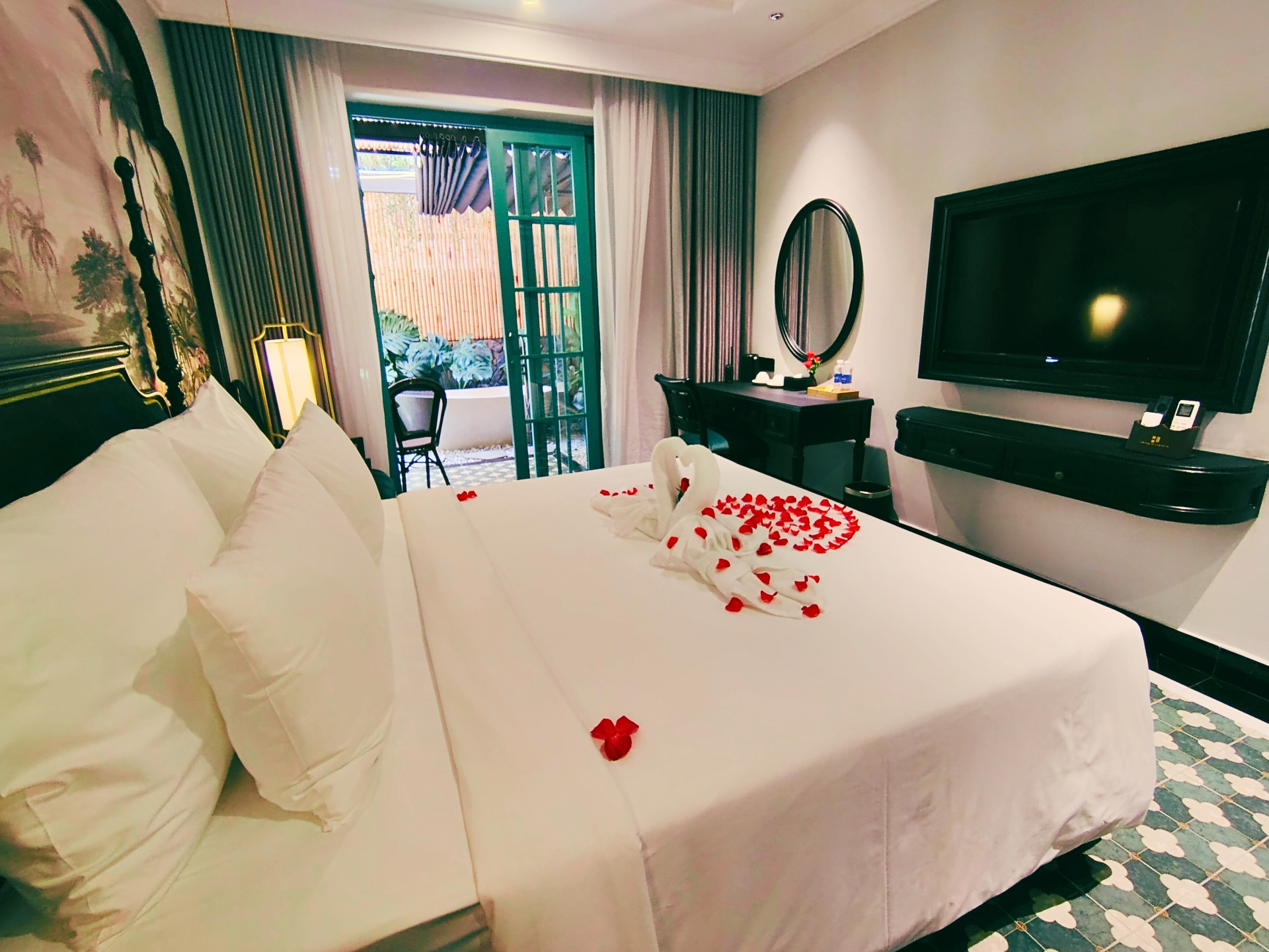 a design blend of indochine and modern styles uncluttered spaces with a ...